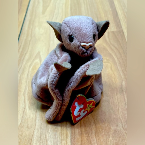Ty | Toys | Rare Ty Beanie Baby Batty The Bat 996 Retired Tag With ...